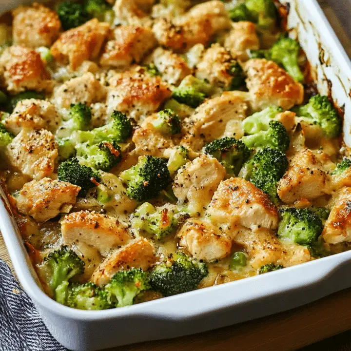 Chicken Broccoli Bake Recipe - cookingwithsandra.com