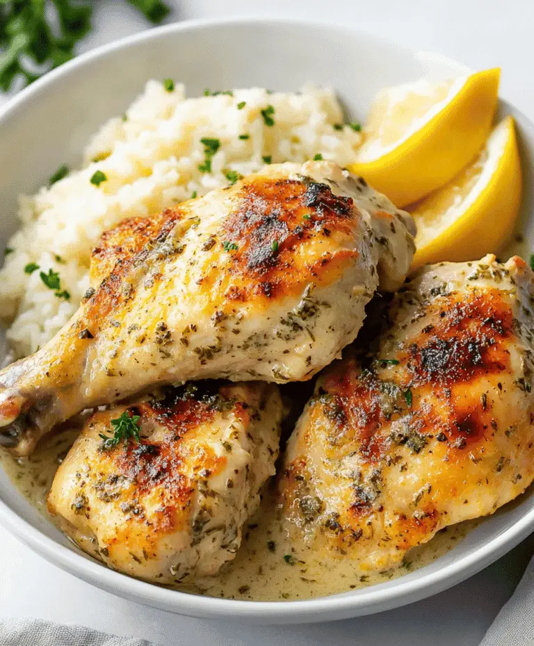 Herb Chicken Recipe - cookingwithsandra.com