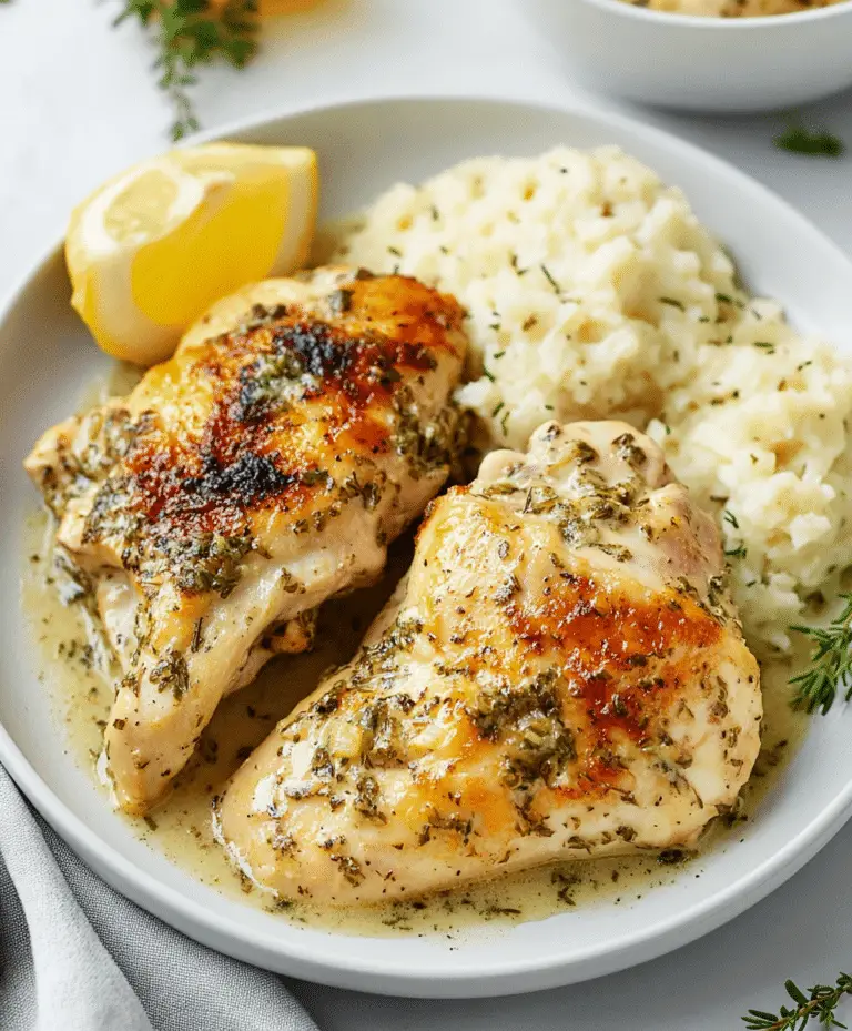 Herb Chicken Recipe - cookingwithsandra.com