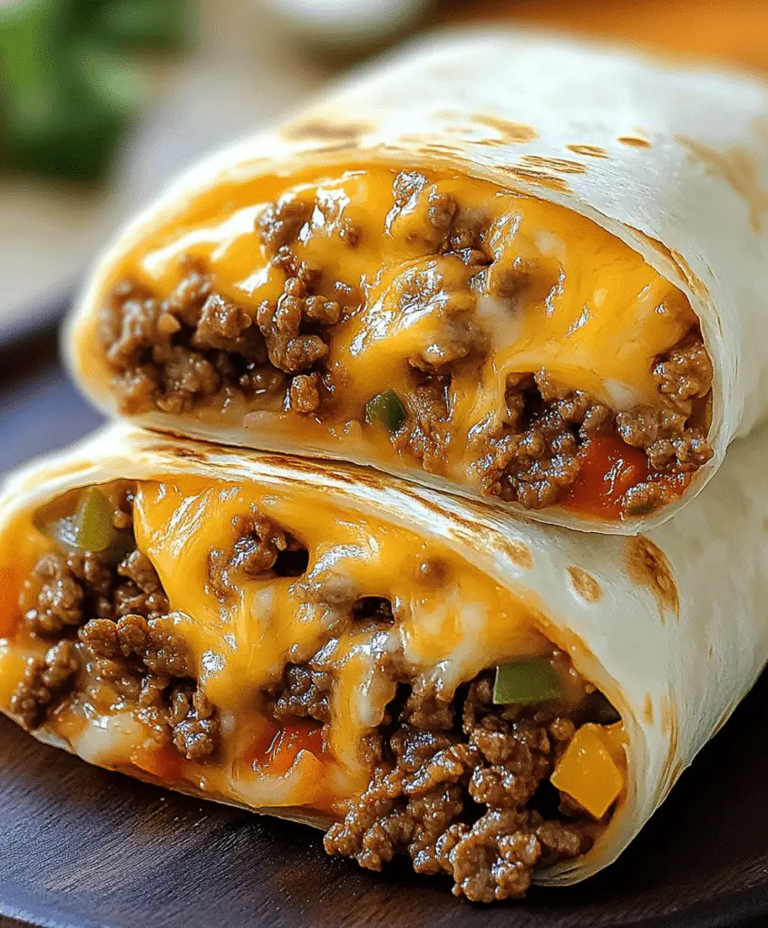 Nacho Cheese Beef Wrap Recipe - cookingwithsandra.com