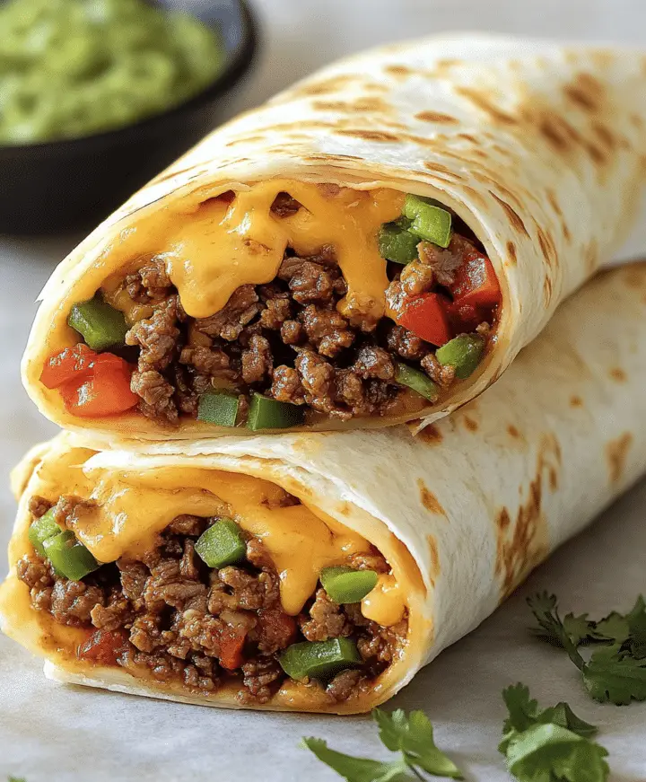 Nacho Cheese Beef Wrap Recipe - cookingwithsandra.com