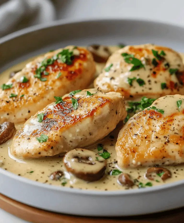 Creamy Chicken Diane Recipe - cookingwithsandra.com