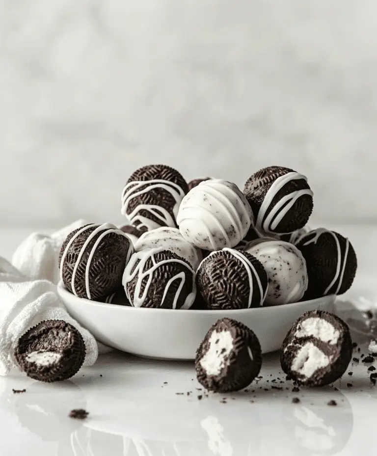 Oreo Balls Recipe - cookingwithsandra.com