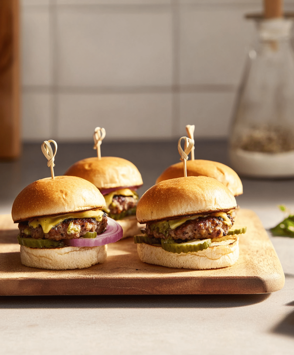 Mini Sliders Recipe - cookingwithsandra.com