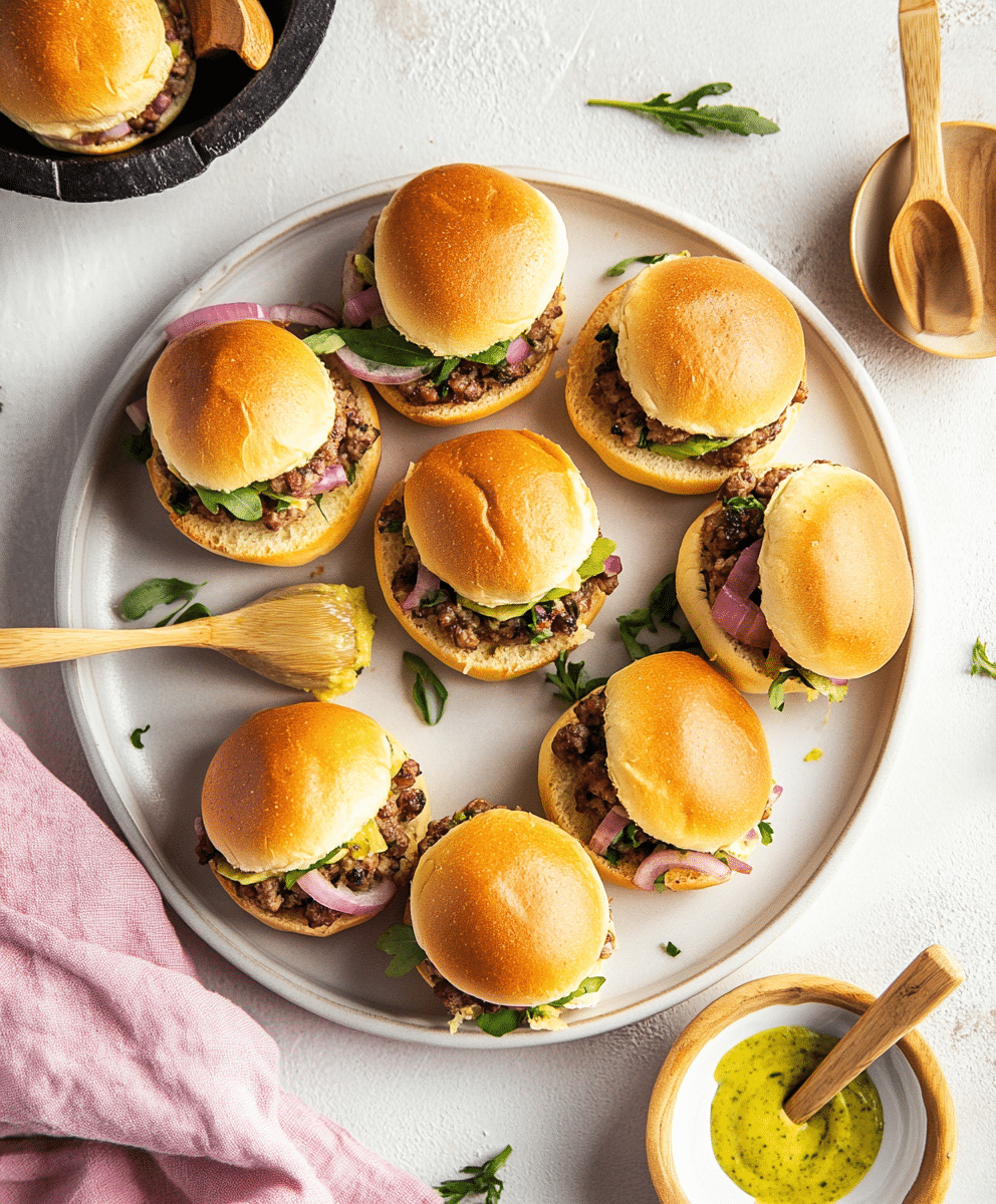 Mini Sliders Recipe - cookingwithsandra.com