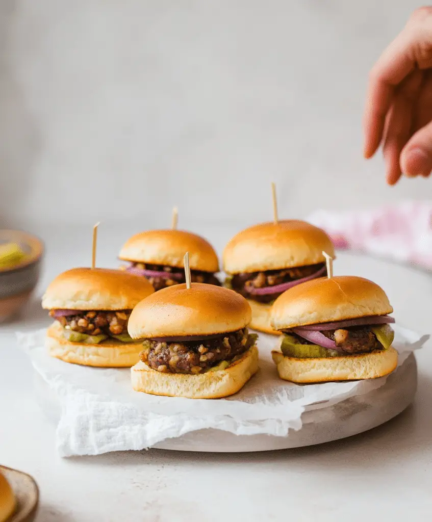 Mini Sliders Recipe - cookingwithsandra.com