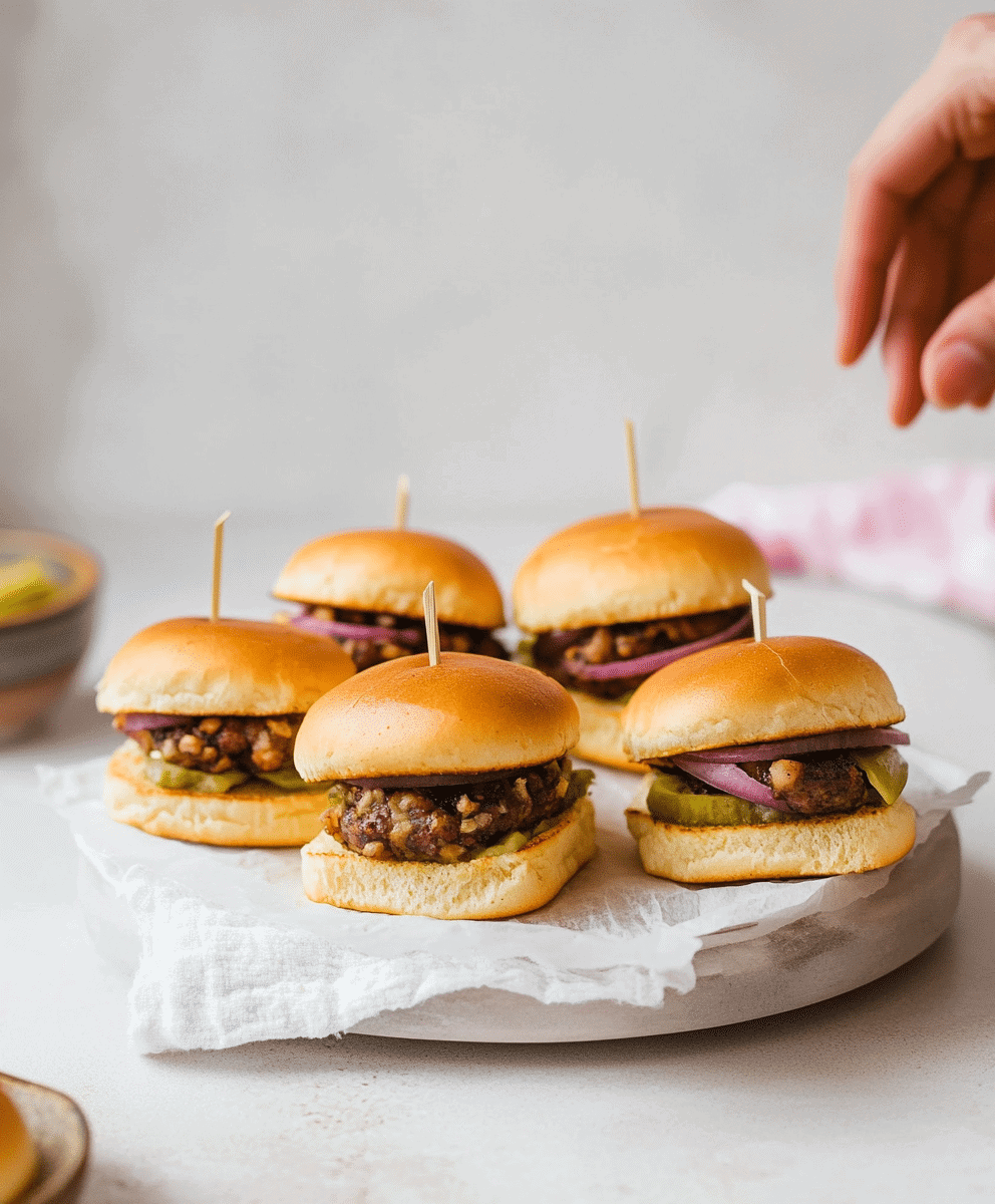 Mini Sliders Recipe - cookingwithsandra.com