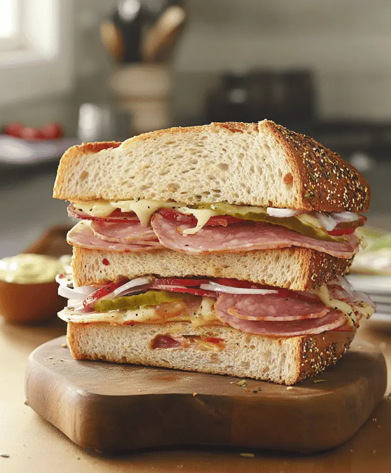Toasted Italian Sandwich Recipe - cookingwithsandra.com