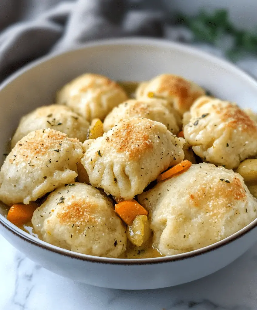 Easy Bisquick Dumplings Recipe - cookingwithsandra.com