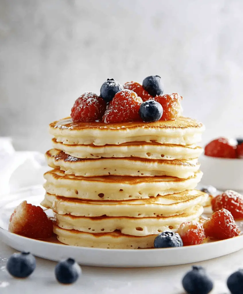 Best Fluffy Pancake Recipe - cookingwithsandra.com