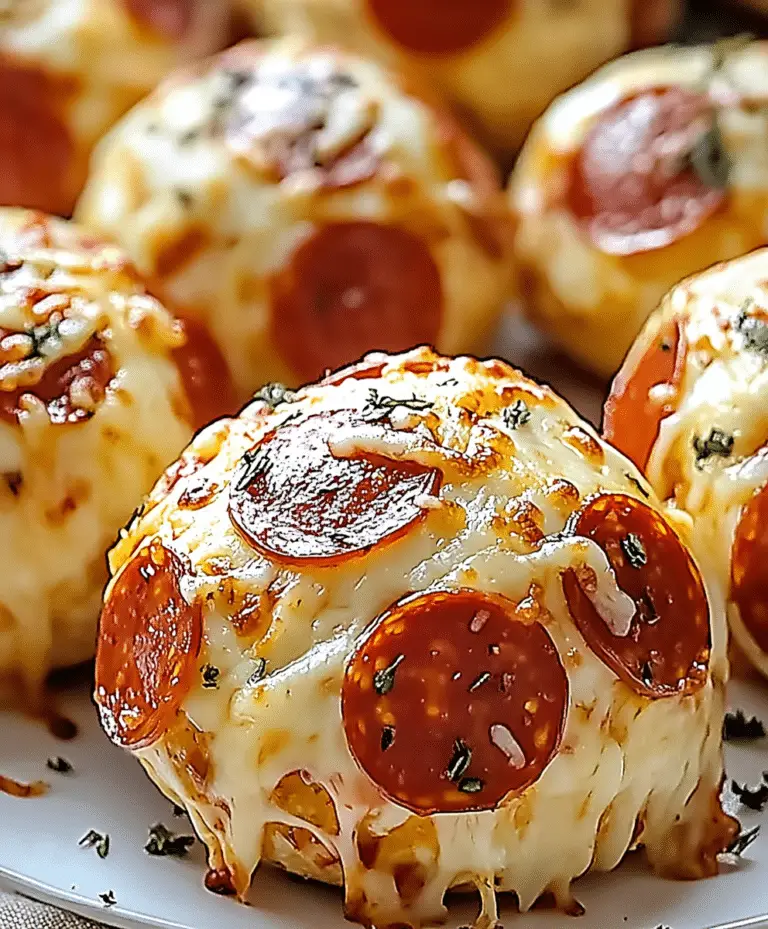 Pepperoni Pizza Bombs Recipe - cookingwithsandra.com