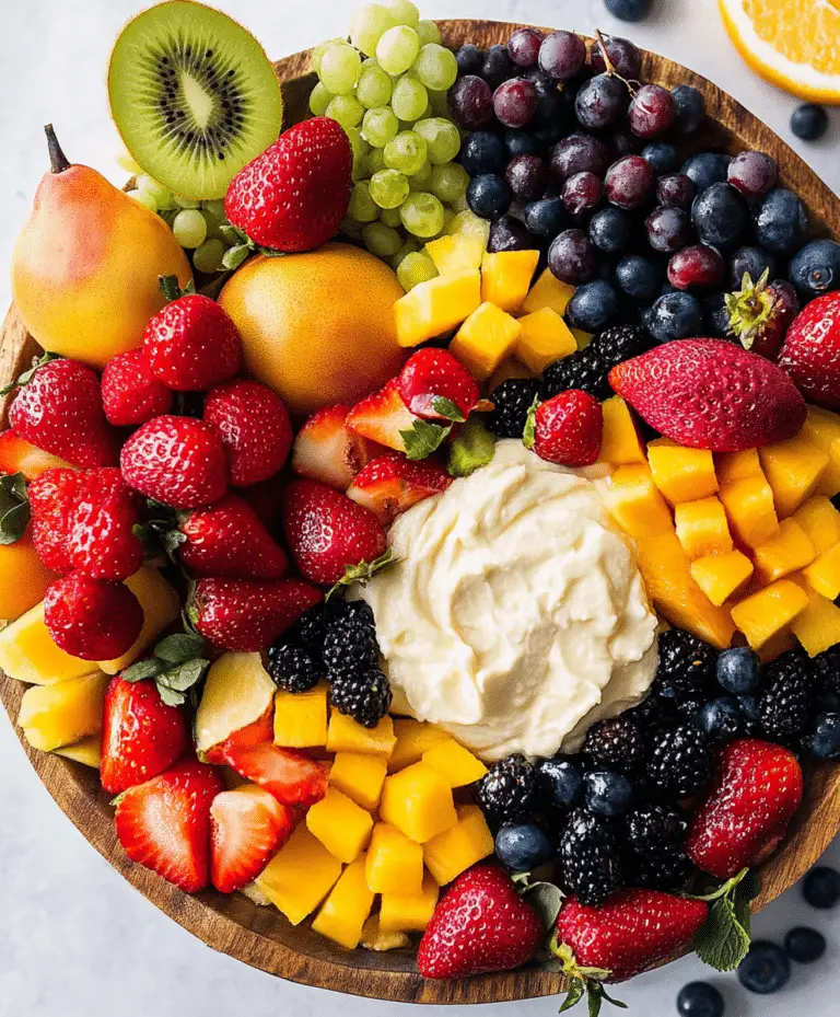 Summer Fruit Platter Recipe - cookingwithsandra.com