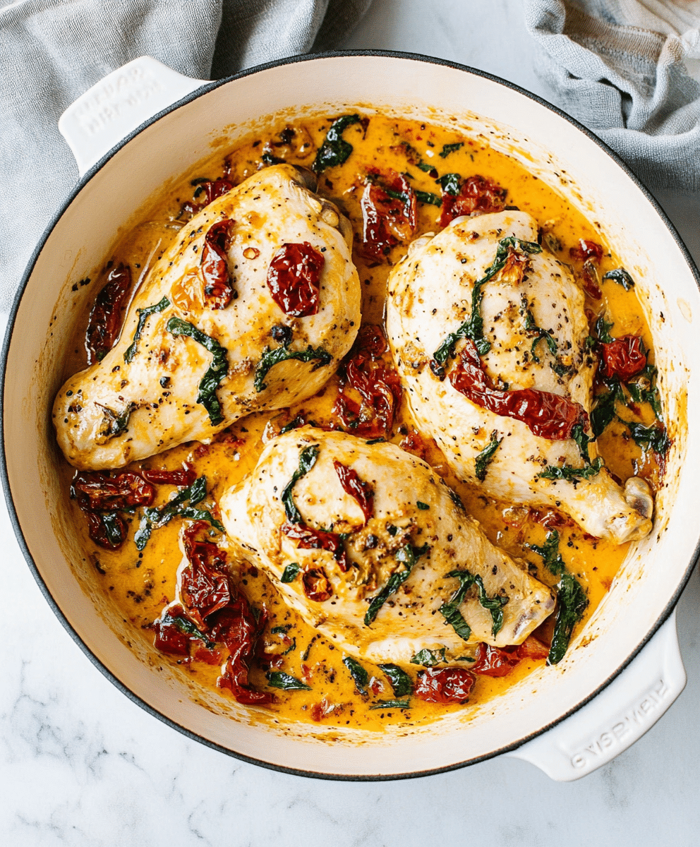 Baked Tuscan Chicken Recipe - cookingwithsandra.com