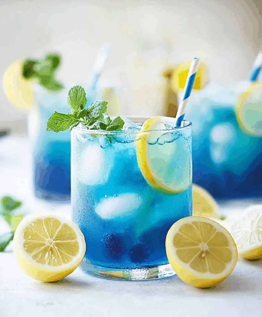 Blue Raspberry Lemonade Recipe - cookingwithsandra.com