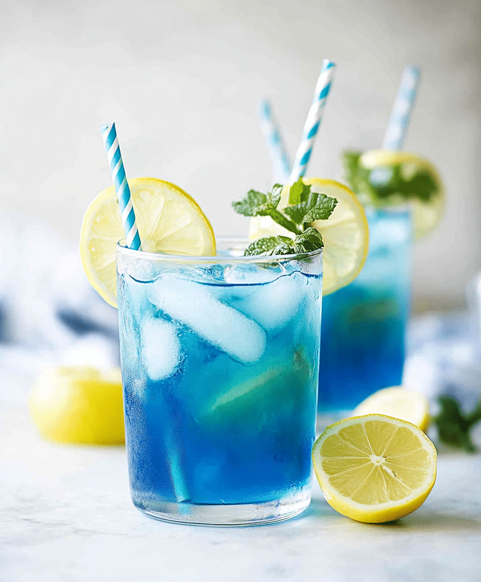 Blue Raspberry Lemonade Recipe - cookingwithsandra.com