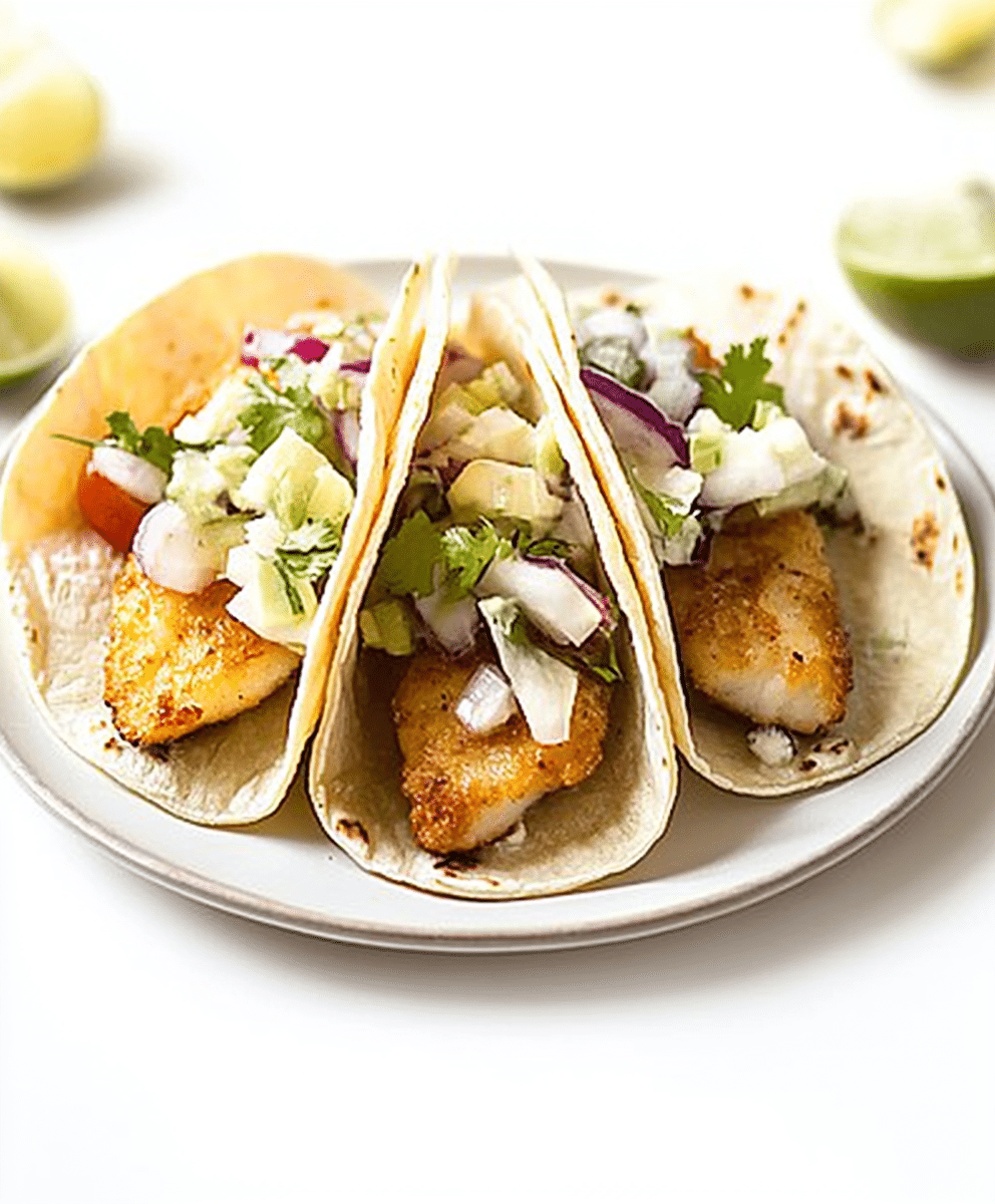 Delicious Easy Baja Fish Tacos Recipe - cookingwithsandra.com