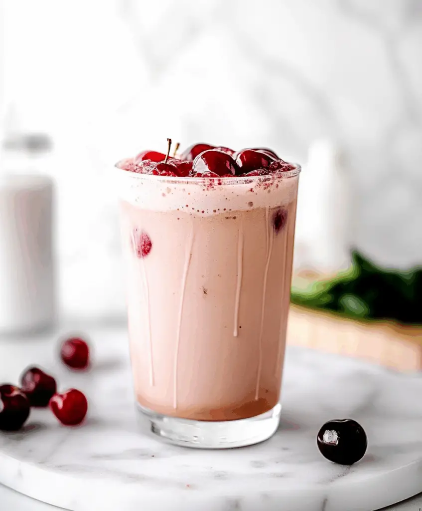 Iced Cherry Chai Recipe - cookingwithsandra.com