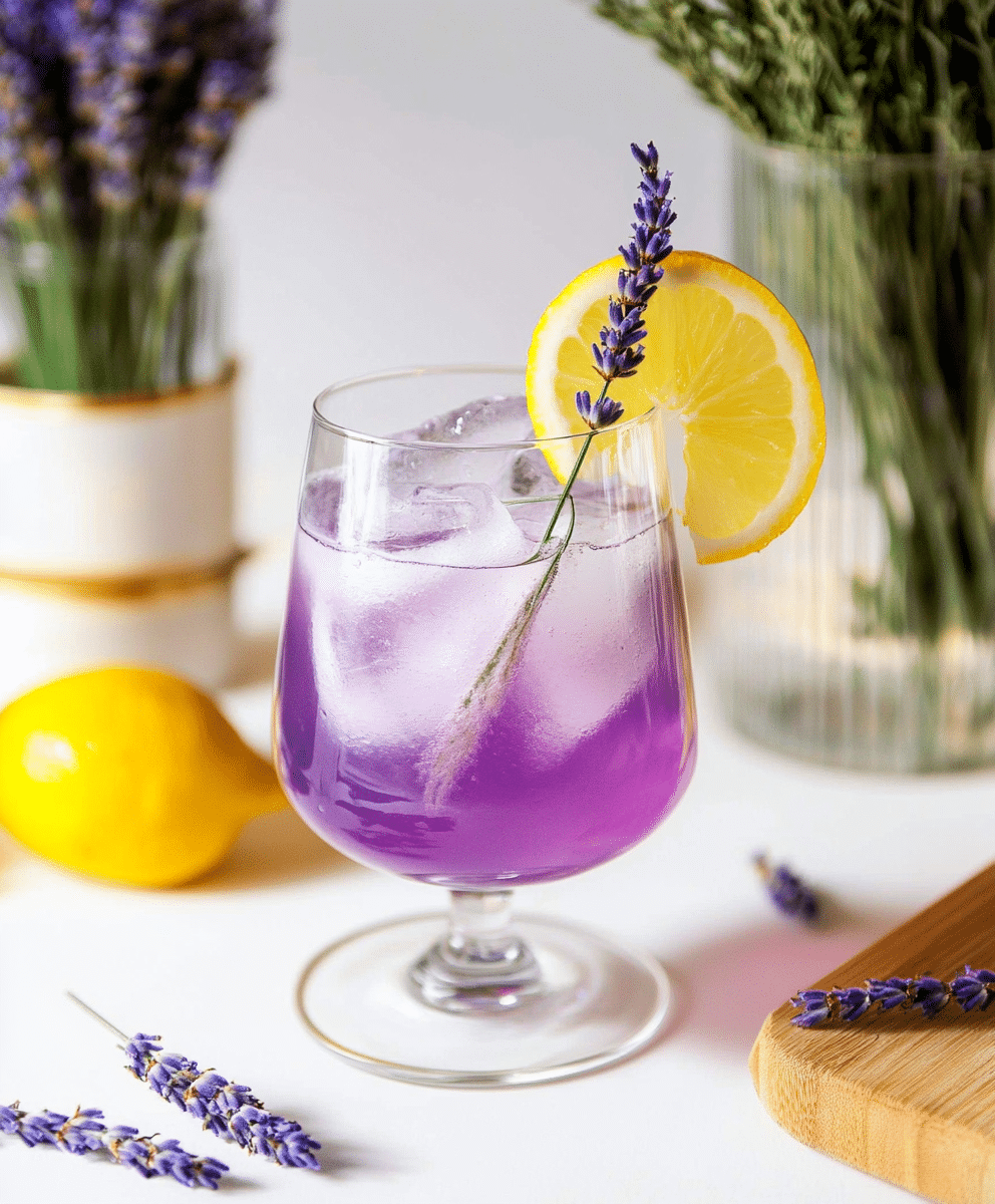 Lavender Spritz Cocktail Recipe - cookingwithsandra.com