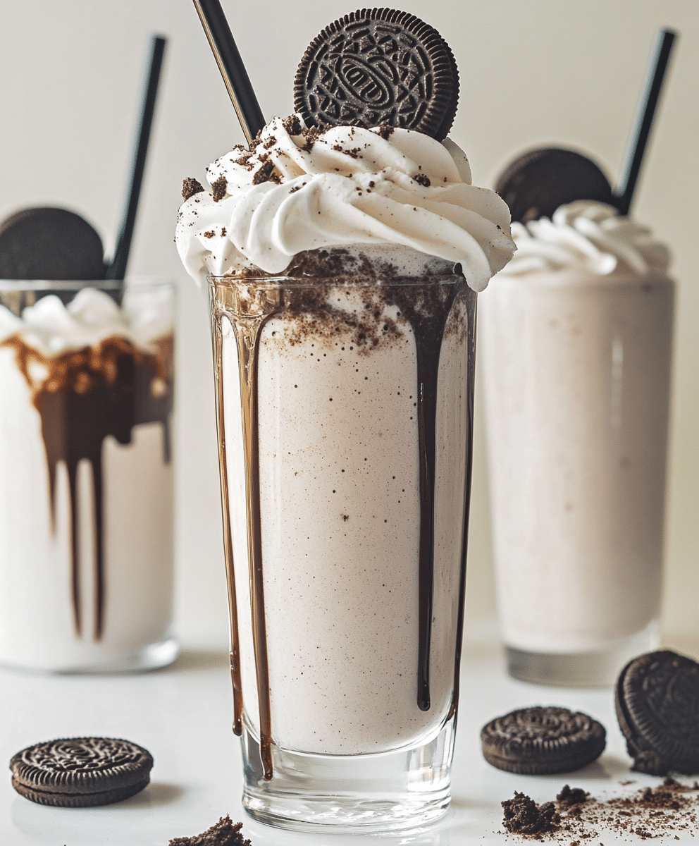 Oreo Milkshake Recipe - cookingwithsandra.com