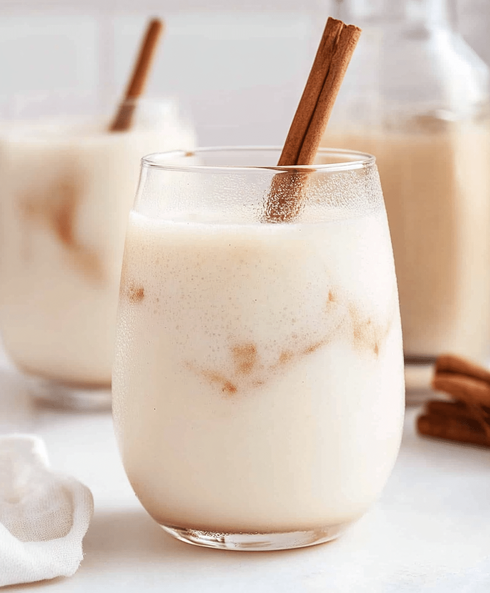 Refreshing Homemade Traditional Horchata Recipe - cookingwithsandra.com