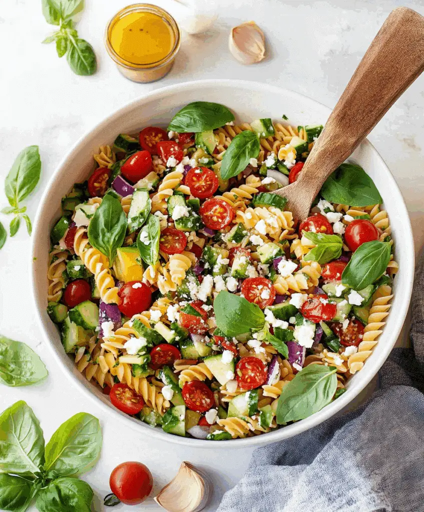 Awesome Pasta Salad Recipe - cookingwithsandra.com