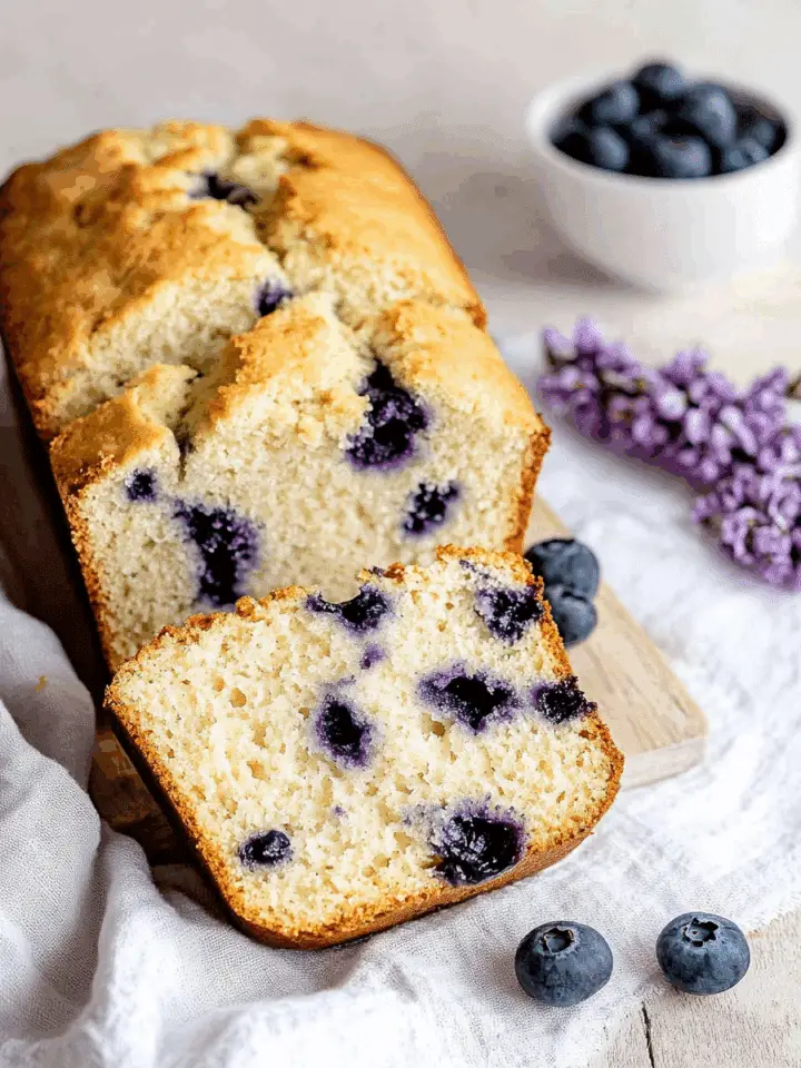 Blueberry Bread Recipe - cookingwithsandra.com